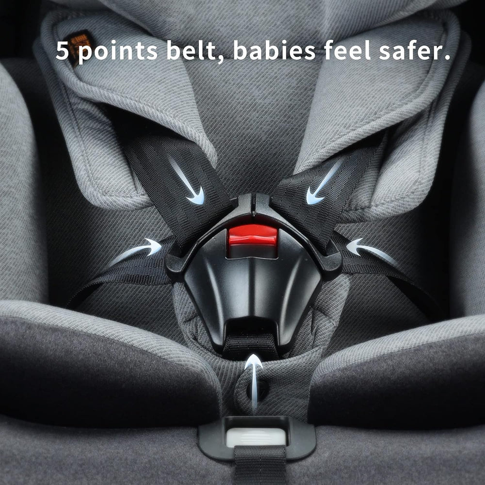 Ranger Baby Car Seat Black 360 Swivel Isofix I-Size 40-150cm Group 0+1